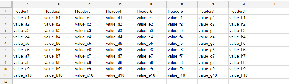 Retrieving Values By Header Title For Spreadsheet Tanaike